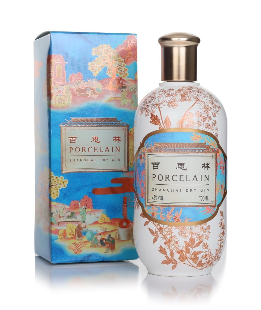 Porcelain Shanghai Dry Gin 70cl | Master Of Malt
