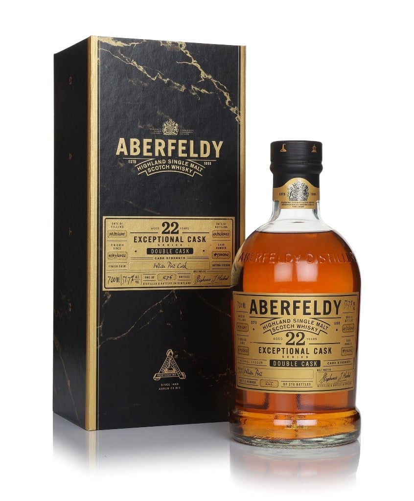 Aberfeldy 22 Year Old (cask 500002) White Port Cask - Exceptional Cask ...
