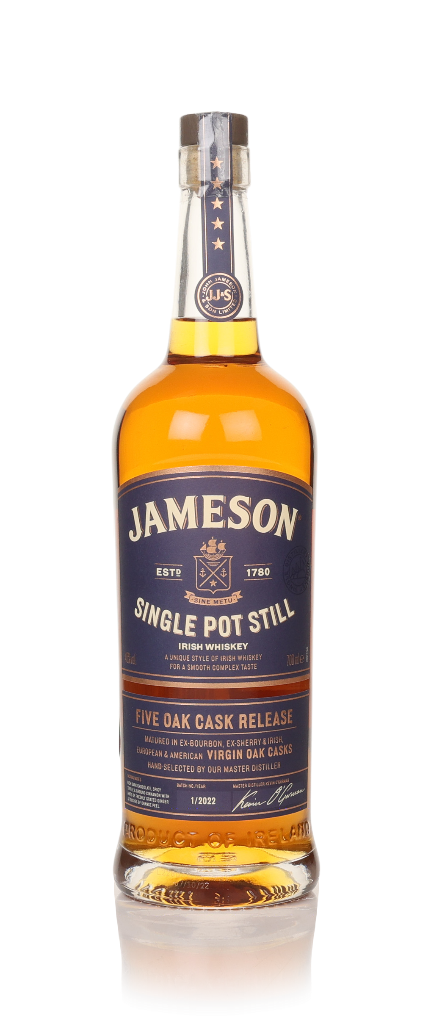 Jameson Single Pot Still - Five Oak Cask Release 70cl Whisky | Master ...