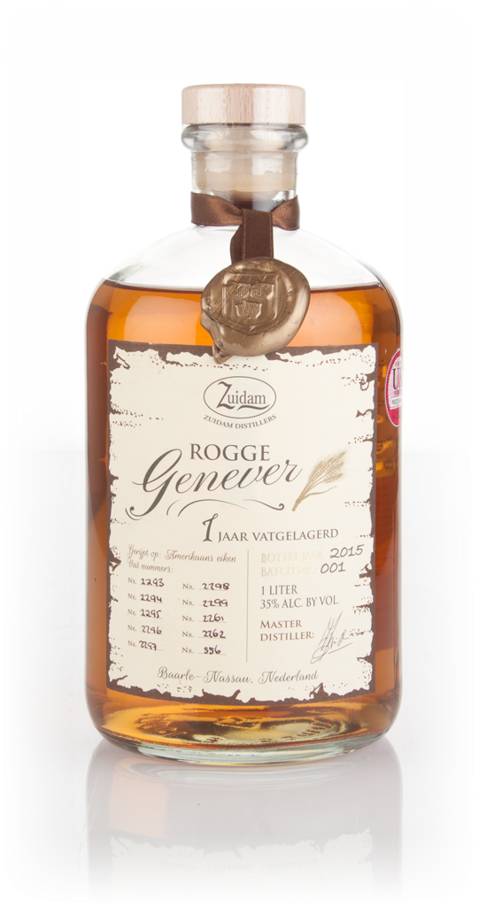 Zuidam Rogge (Rye) Genever (1L) 100cl | Master Of Malt