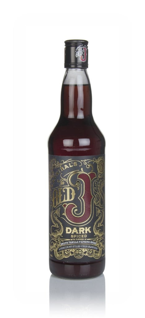 Admiral Vernon's Old J Dark Spiced Rum 70cl | Master Of Malt