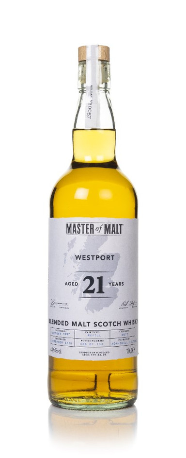 Westport Blended Malt 21 Year Old 1997 (Master of Malt) 70cl Whisky ...