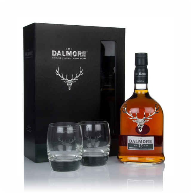 Dalmore 15 Year Old Gift Pack with 2x Glasses 70cl Whisky | Master Of Malt