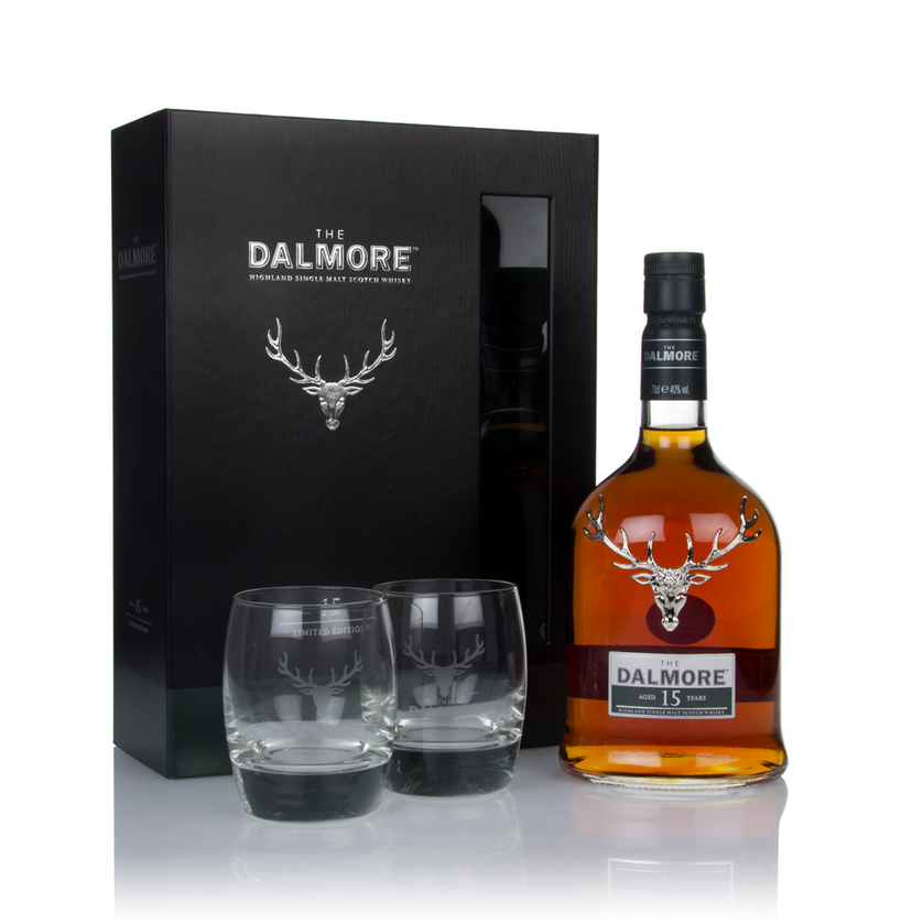 Dalmore 15 Year Old Gift Pack with 2x Glasses 70cl Whisky | Master Of Malt