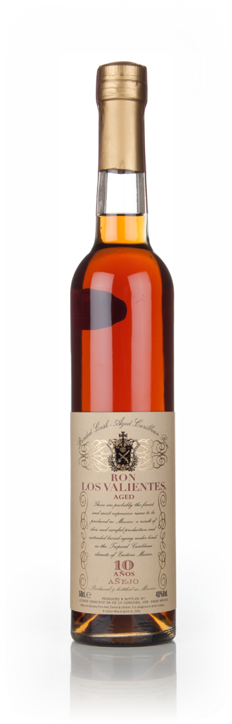Los Valientes 10 Year Old Mexican Rum 50cl | Master Of Malt
