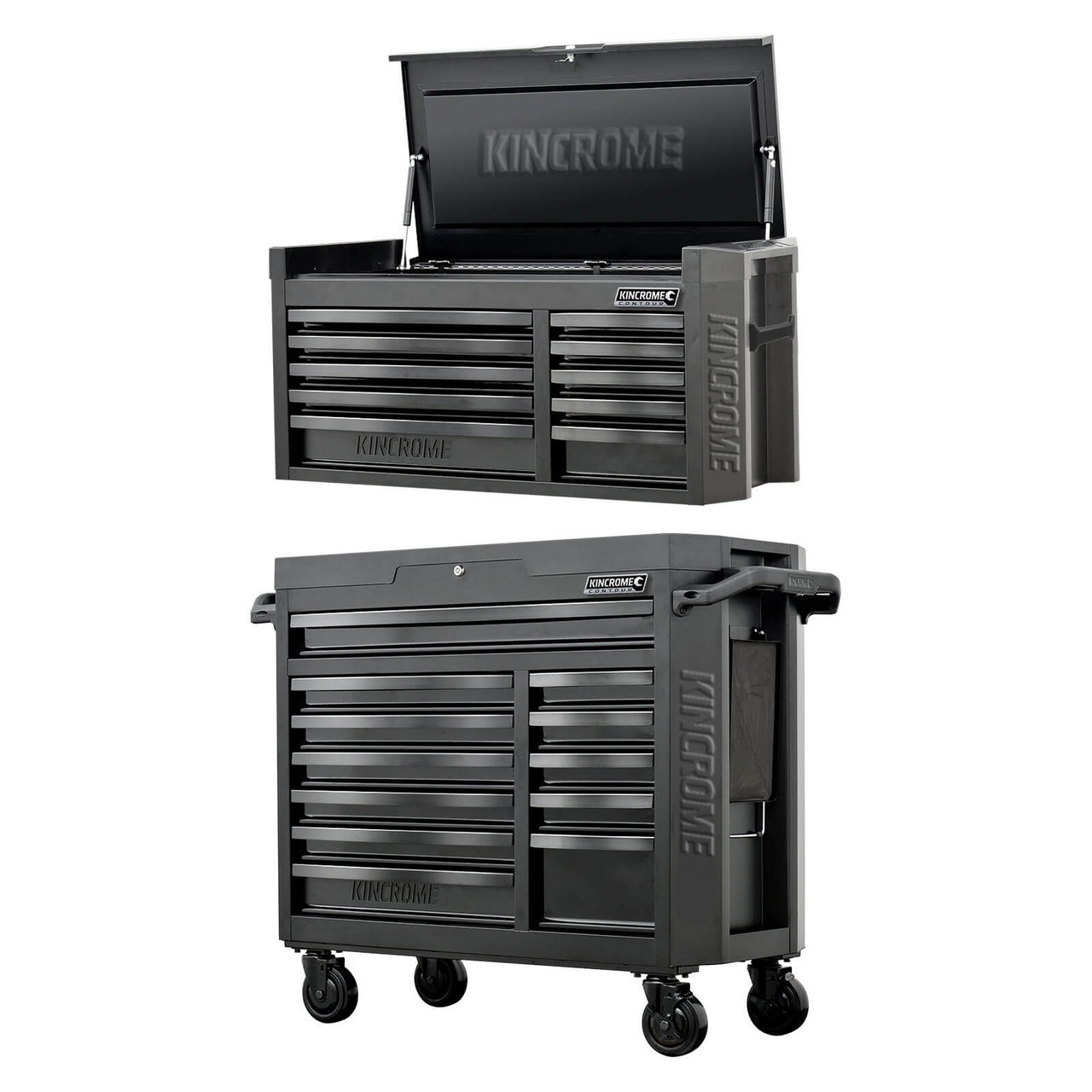 137PCE 29\" 6 DRAWER CONTOUR TOOL KIT BLACK - Nubco
