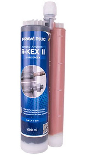 600ML R-KEX-II PURE EPOXY RESIN CHEMICAL ANCHOR - Nubco
