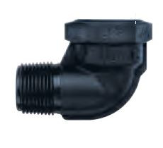 POLY ELBOW BSP M+F 20MM - Nubco