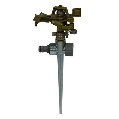 METAL IMPACT SPRINKLER ON PLASTIC/METAL SPIKE - Nubco