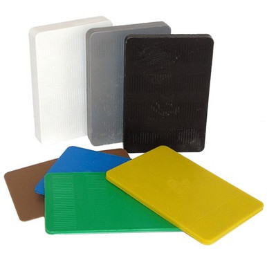 PLASTIC PANEL SHIM - 150MM X 100MM X 15MM - GREY (40PK) - Nubco