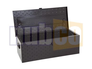 775X344X256MM BLACK DIAMOND PLATE STEEL TOOL BOX - Nubco