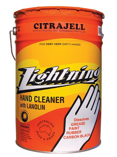 20KG LIGHTNING CITRA JELL HAND CLEANER - Nubco