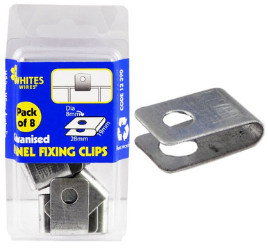 MESH PANEL FIXING CLIPS GALV PK8 - Nubco