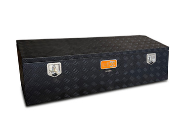 1500X600X500MM BLACK ALUM PRO SERIES LOW PROFILE TRUCK BOX - Nubco