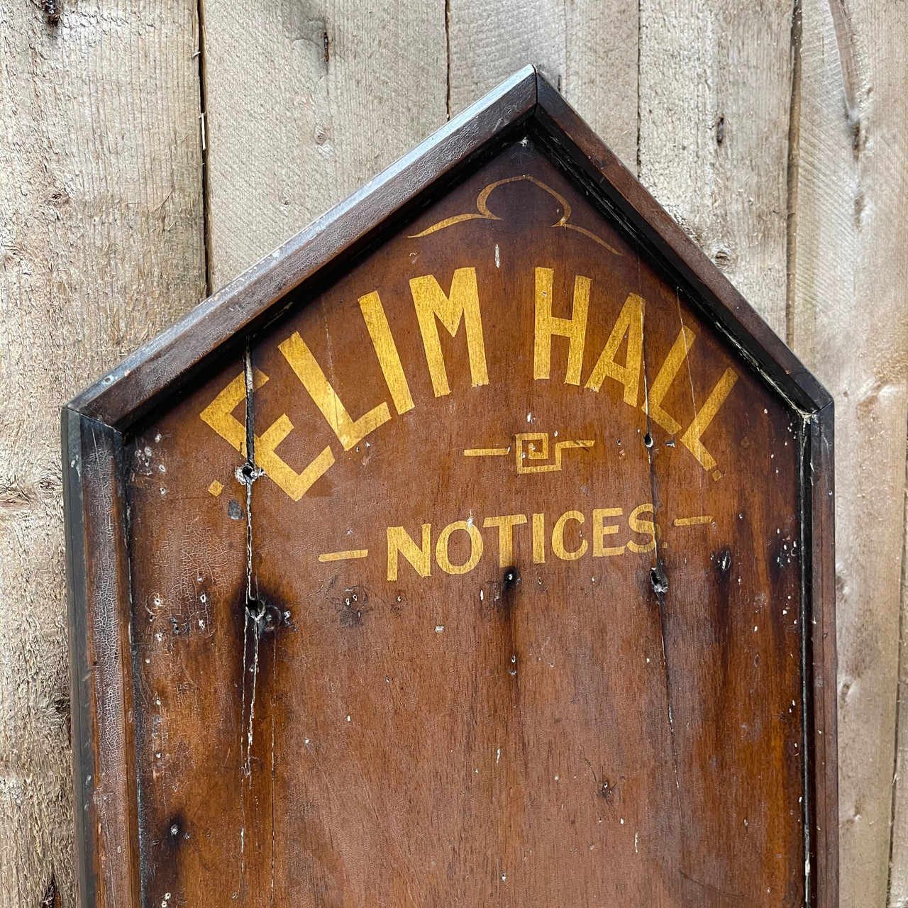 *SOLD OUT * Elim Hall - Vintage church hall sign/notice board - Glasgow ...