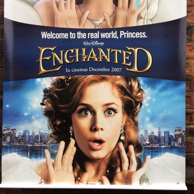 Enchanted ( Disney 2007) HUGE Cinema Foyer poster featuring Giselle ...