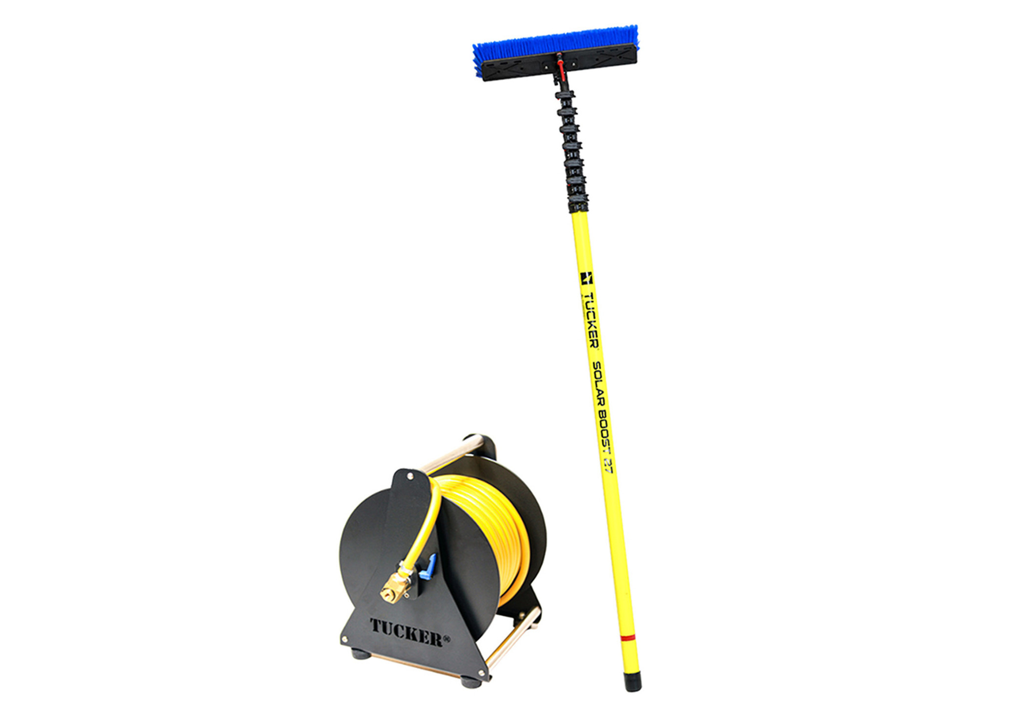 27' Water-Fed Pole Kit w/150' Hose Reel