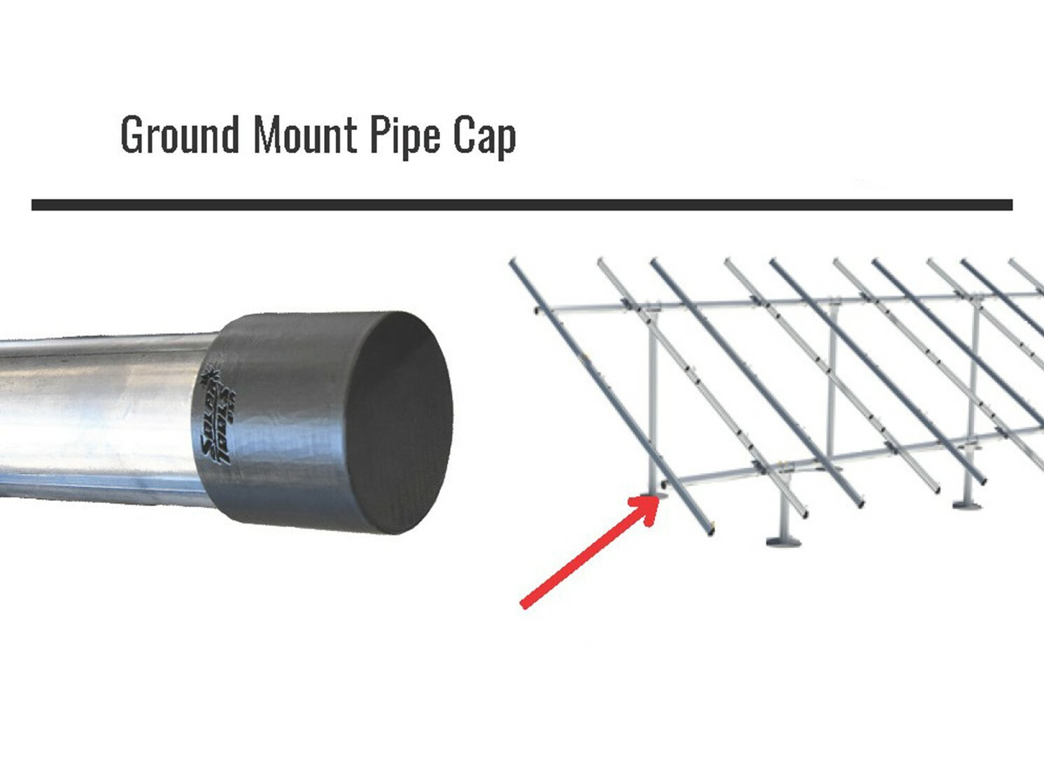 Ground Mount Pipe Cap