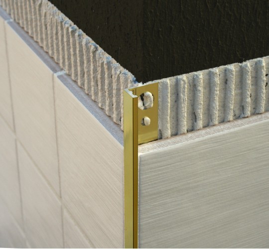 Genesis ESA Aluminium Straight Edge Tile Trim