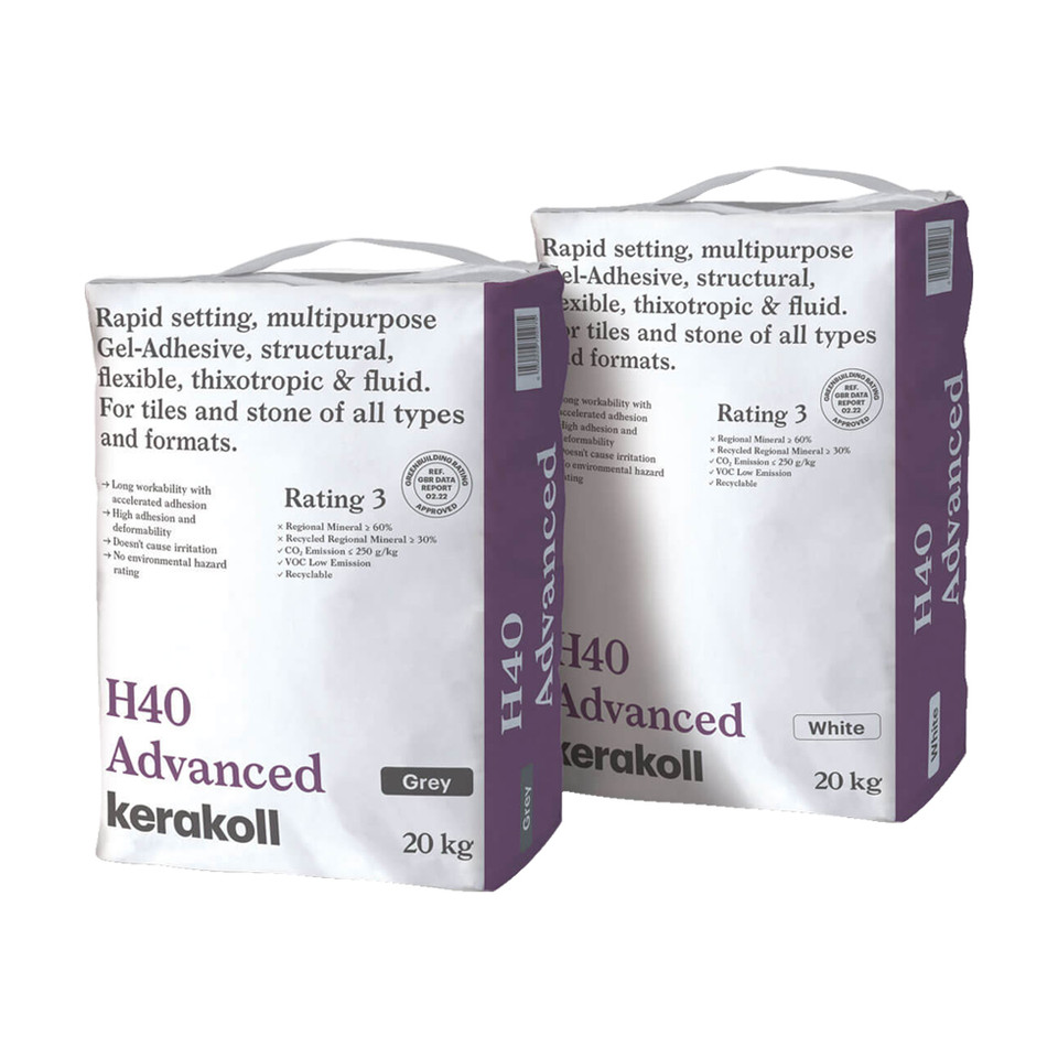 Kerakoll H40 Gel Tile Adhesive | Standard Set Adhesive | TileFixDirect
