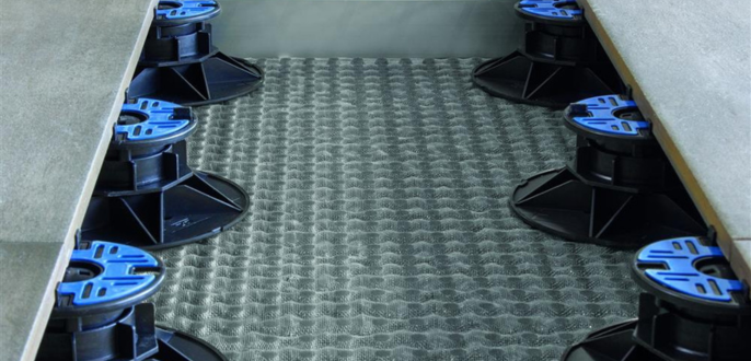 Install Outdoor Porcelain Tiles with Dural Flexibal Self-Levelling ...