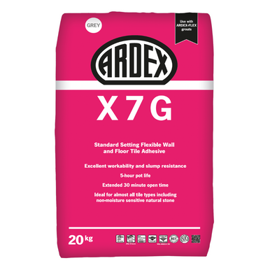 Ardex X7 Standard Set Flexible Tile Adhesive (20kg)