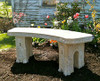 Stone Curved Bench - Athena Garden