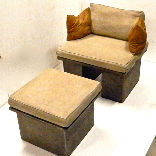 Designer Stone Patio Chair - Athena Garden