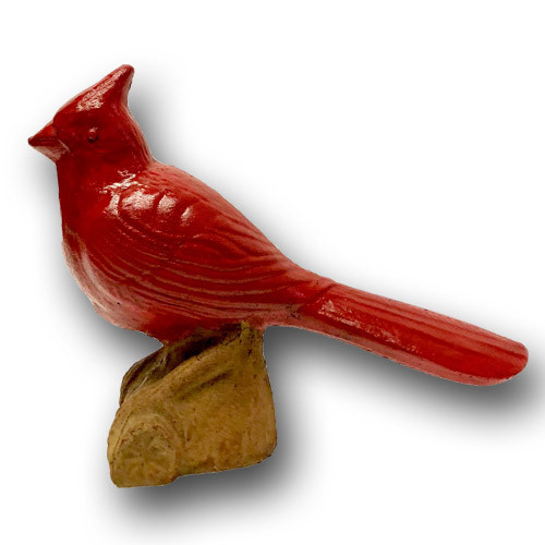 Cardinal Statue - Decorative Bird Statuary - Athena Garden