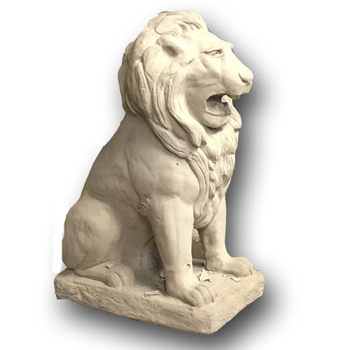 Large Sitting Lion - Athena Garden