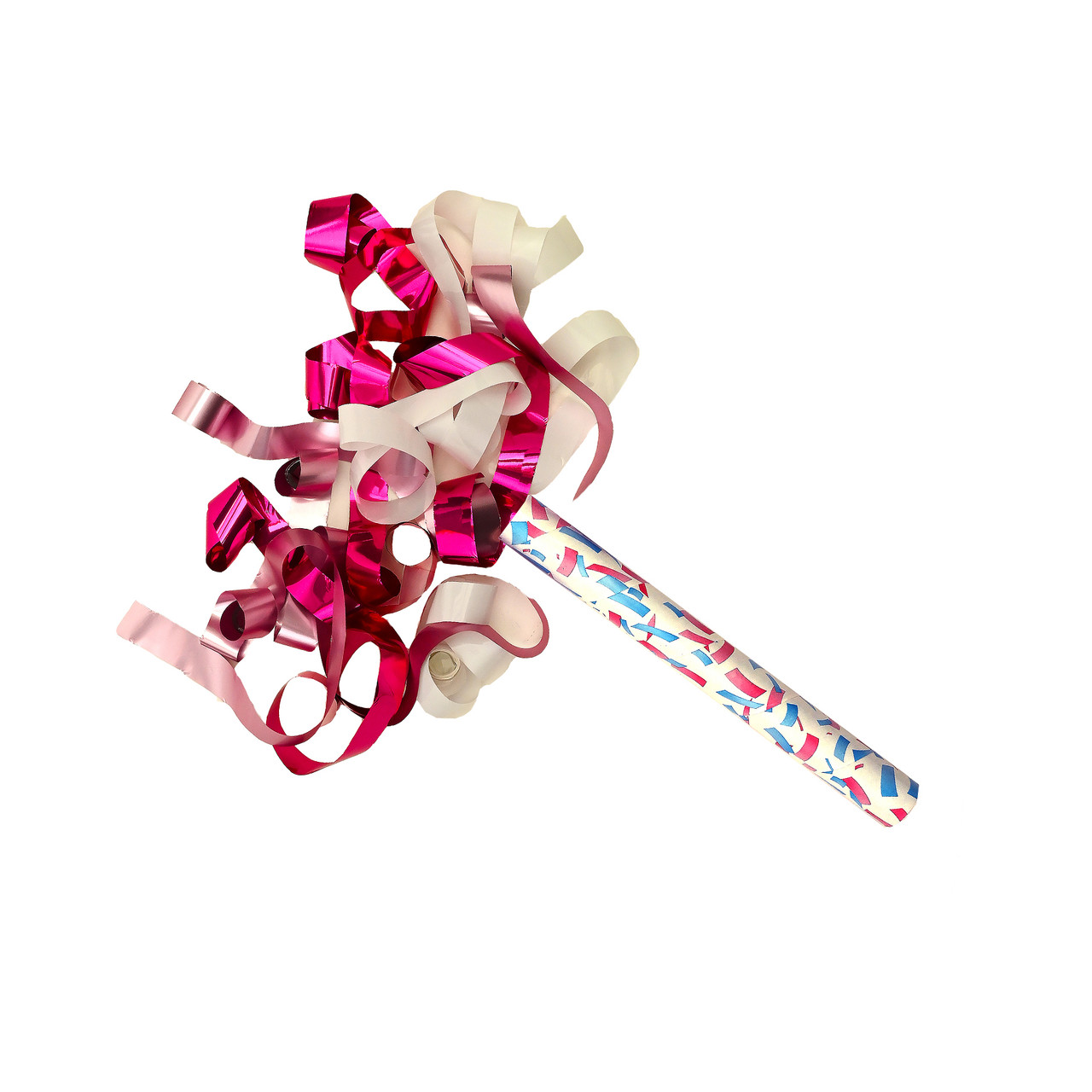 9” Metallic Streamer Cannon – Baby Girl Gender Reveal | Flutter FETTI ...