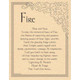 Fire Evocation Poster - The Ancient Sage Metaphysical Store