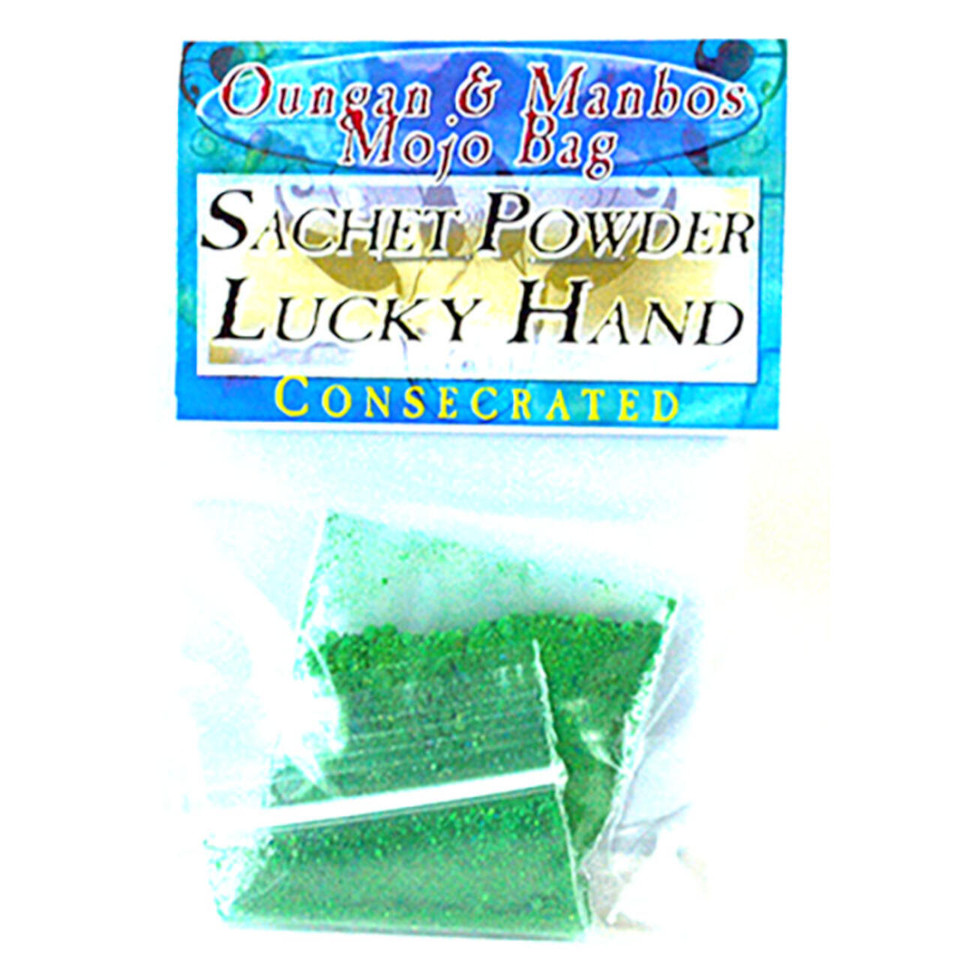 Lucky Hand Sachet Powder Consecrated .5 oz - The Ancient Sage