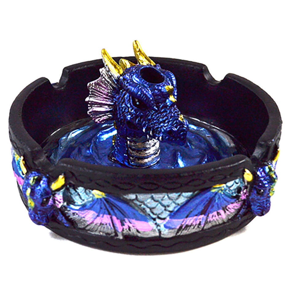 Dragon Ashtray W/ Snuffer 4" - The Ancient Sage