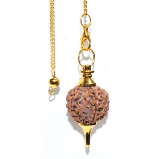 Gold Rudraksha Pendulum - The Ancient Sage Metaphysical Store