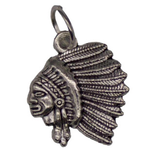 Indian Head Amulet 3/4" - The Ancient Sage Metaphysical Store