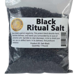 Black Ritiual Salt 1 Lb - The Ancient Sage Metaphysical Store
