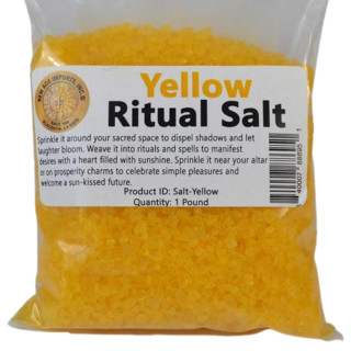 Yellow Ritiual Salt 1 Lb - The Ancient Sage Spiritual Store