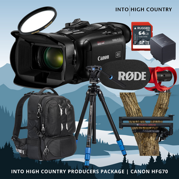 Into High Country Producers Package | Canon HFG70 Camcorder | Bedfords.com