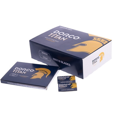 Dorco Double-Edged Razor Blades Titan (x10, x100, or x1000) | Coolblades