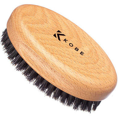 Kobe Palm Beechwood Military Brush | Coolblades