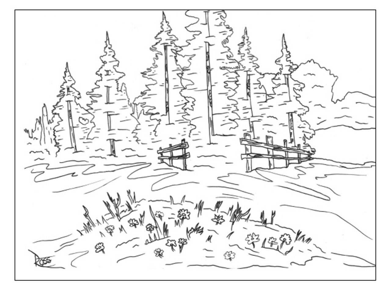 Bob Ross Coloring Page Coloring Pages