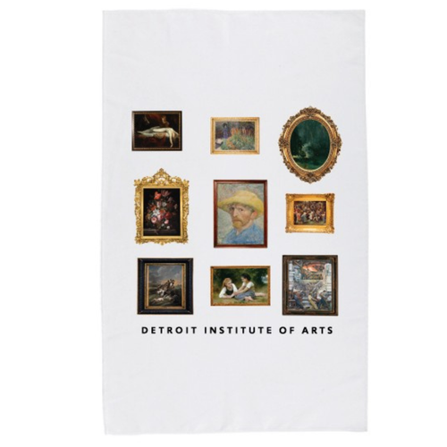 DIA Iconic Artworks Tea Towel - Detroit Institute of Arts Museum Shop