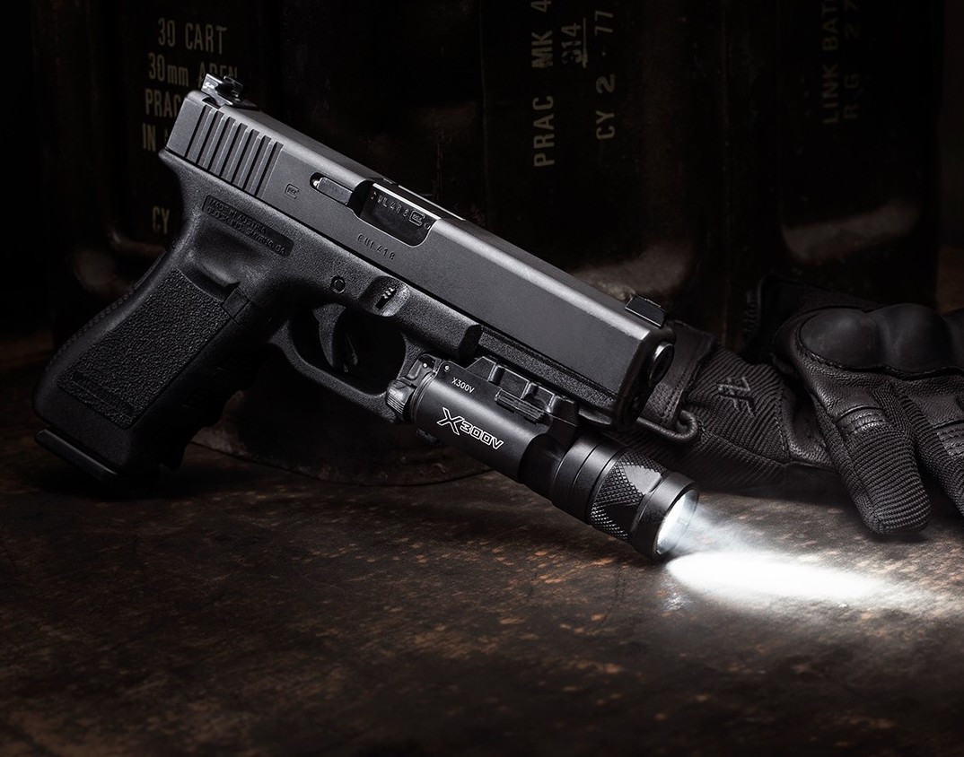 SUREFIRE X300V Vampire Weapon Light with White and Infrared Beams 350 ...