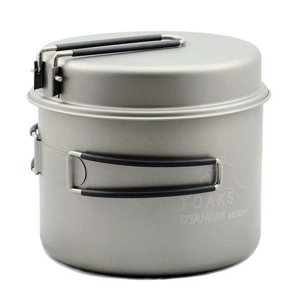 TOAKS TITANIUM 1600ML POT WITH PAN - MI-TAC
