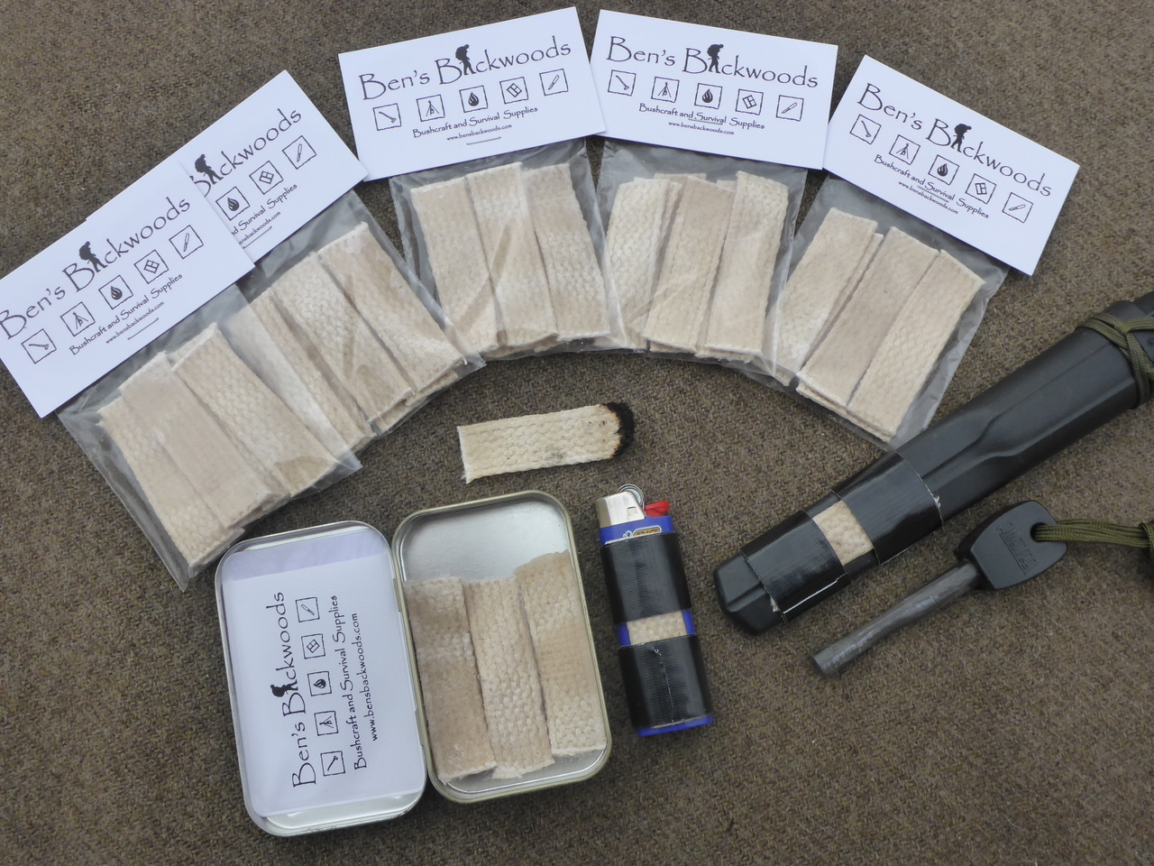 Ben's Backwoods Fire Wicks (6-Pack)