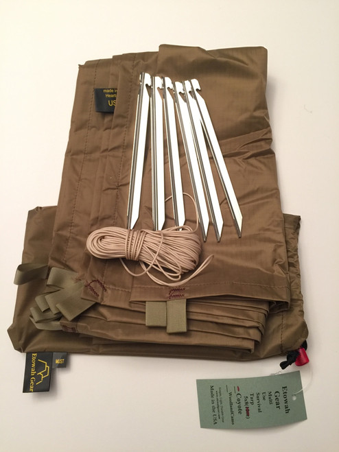 Etowah Outfitters M.U.S.T. Tarp Shelter Kit (1.9oz. Coyote) - MI-TAC