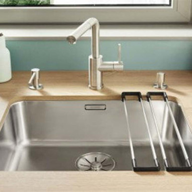 Blanco 526125 Solis 700-U Stainless Steel Kitchen Sink, Brushed Steel ...