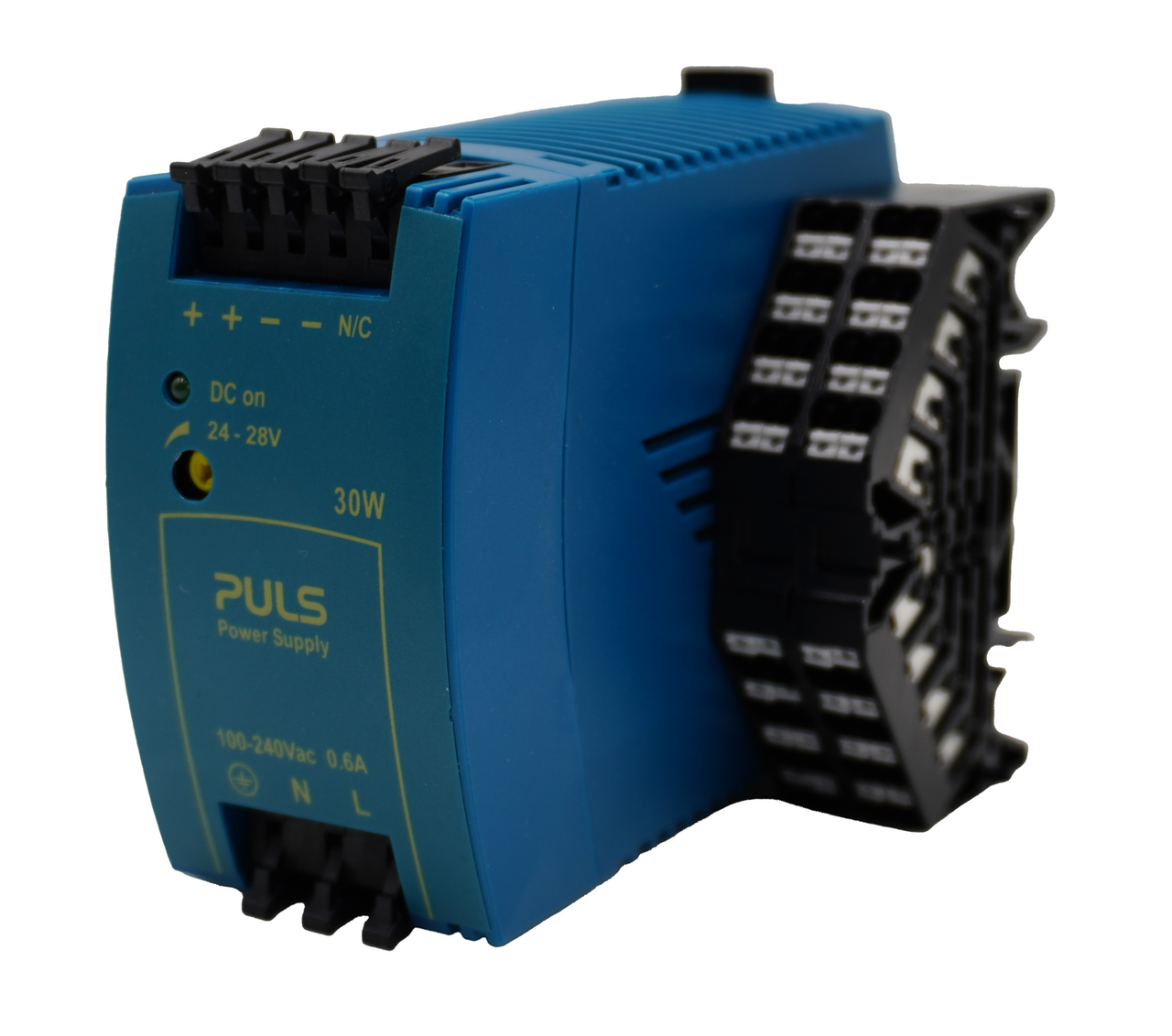 DPU-UI DIN Rail Power Supply 100-240VAC, 50-60Hz, 1A