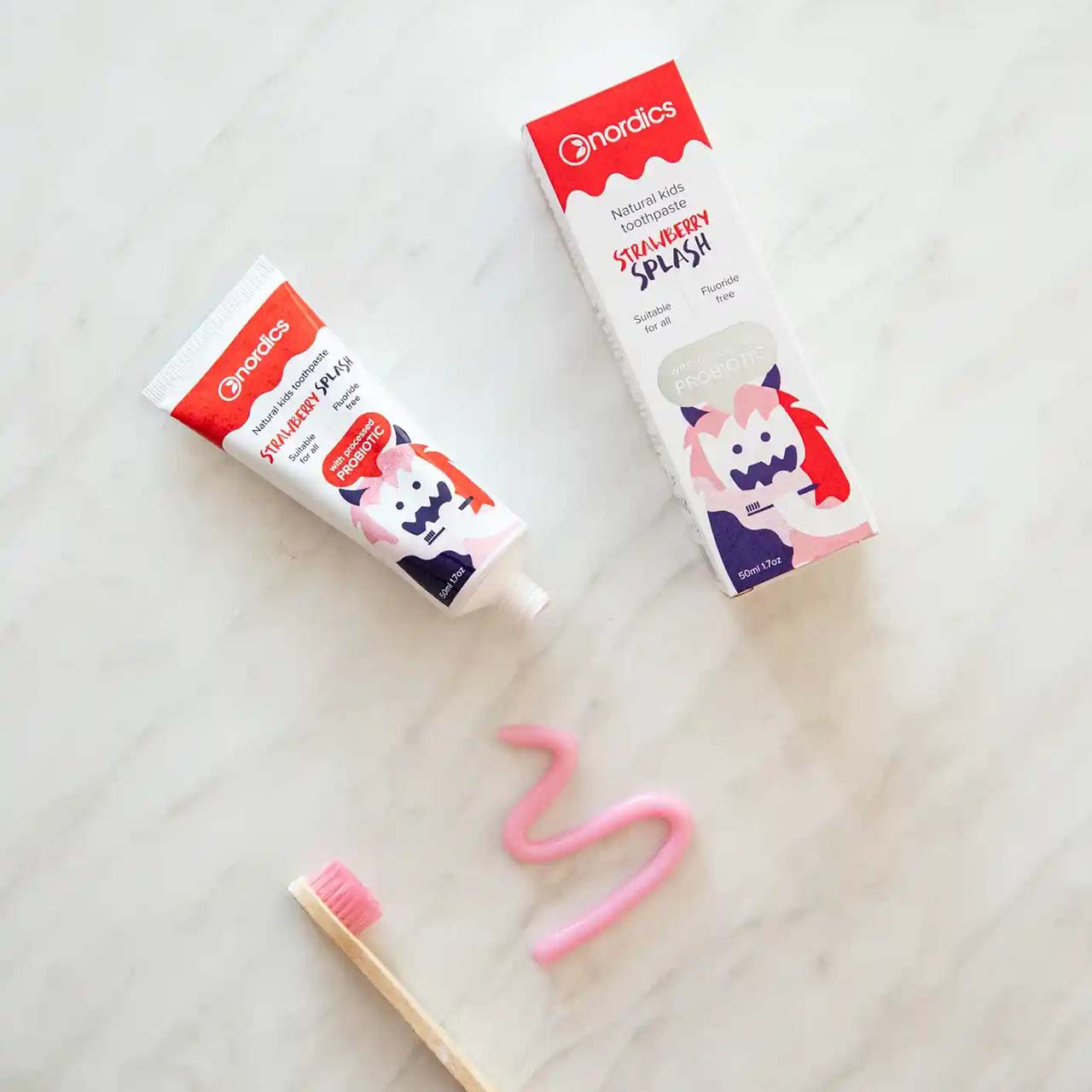 Kid's Toothpaste, Strawberry Splash Probiotic